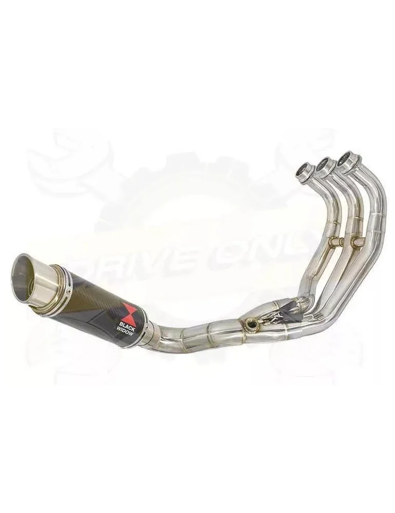 XSR 900 2016 2017 Low Level De-cat Exhaust System with 230mm Round GP ...
